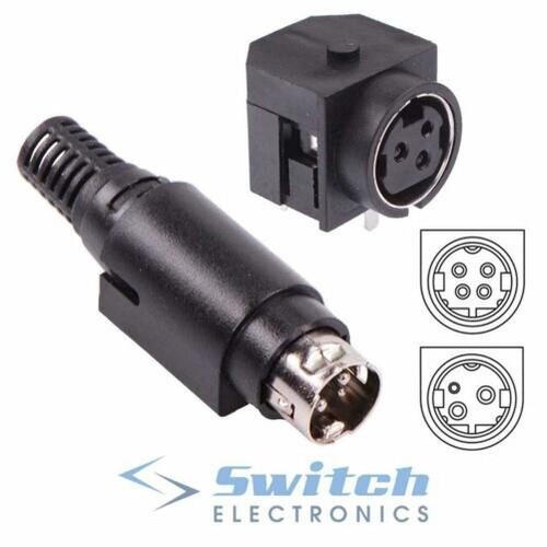 3 or 4 Pin Power DIN Connector Plug Socket | eBay