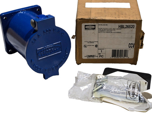 ⭐NEW IN BOX⭐ HUBBELL HBL26520 HUBBELLOCK 60-Amp RECEPTACLE 60A 600V ...