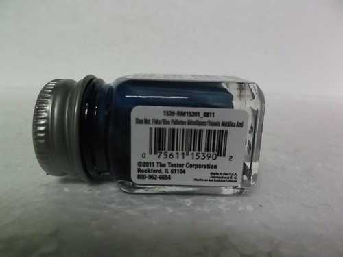 TESTORS ENAMEL PAINT #1539 BLUE MET. FLAKE 0.25 JAR | eBay