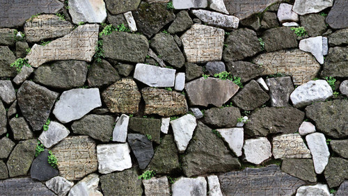 3D Glyph Stone Wallpaper, High Quality Velvet Finish, 5+ Year Life | eBay