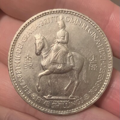 1953 Five Shilling Coin for sale | eBay UK