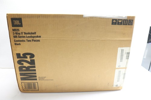 Open Box NOB JBL MR25 Bookshelf Speaker Pair Black Home Theater Hi-Fi ...