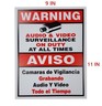 Warning Video & Audio Surveillance in Progress Sign. Size Options ...