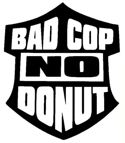 Bad Cop No Donut Decal - Window sticker Car/RV/Hunting/Outdoor Vinyl ...
