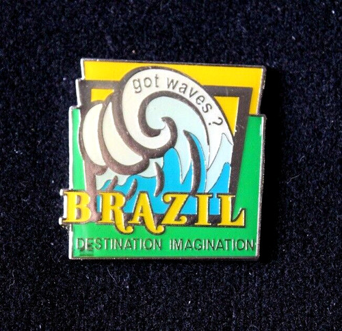 Vintage 2005 Brazil Destination Imagination Waves DI Trading Pin | eBay
