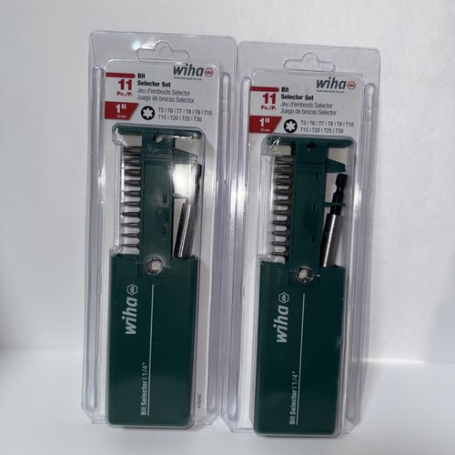 WIHA 11-Piece Torx Bit Selector Set: T-5 to T-30 Model# 79242~1/4 (Set ...
