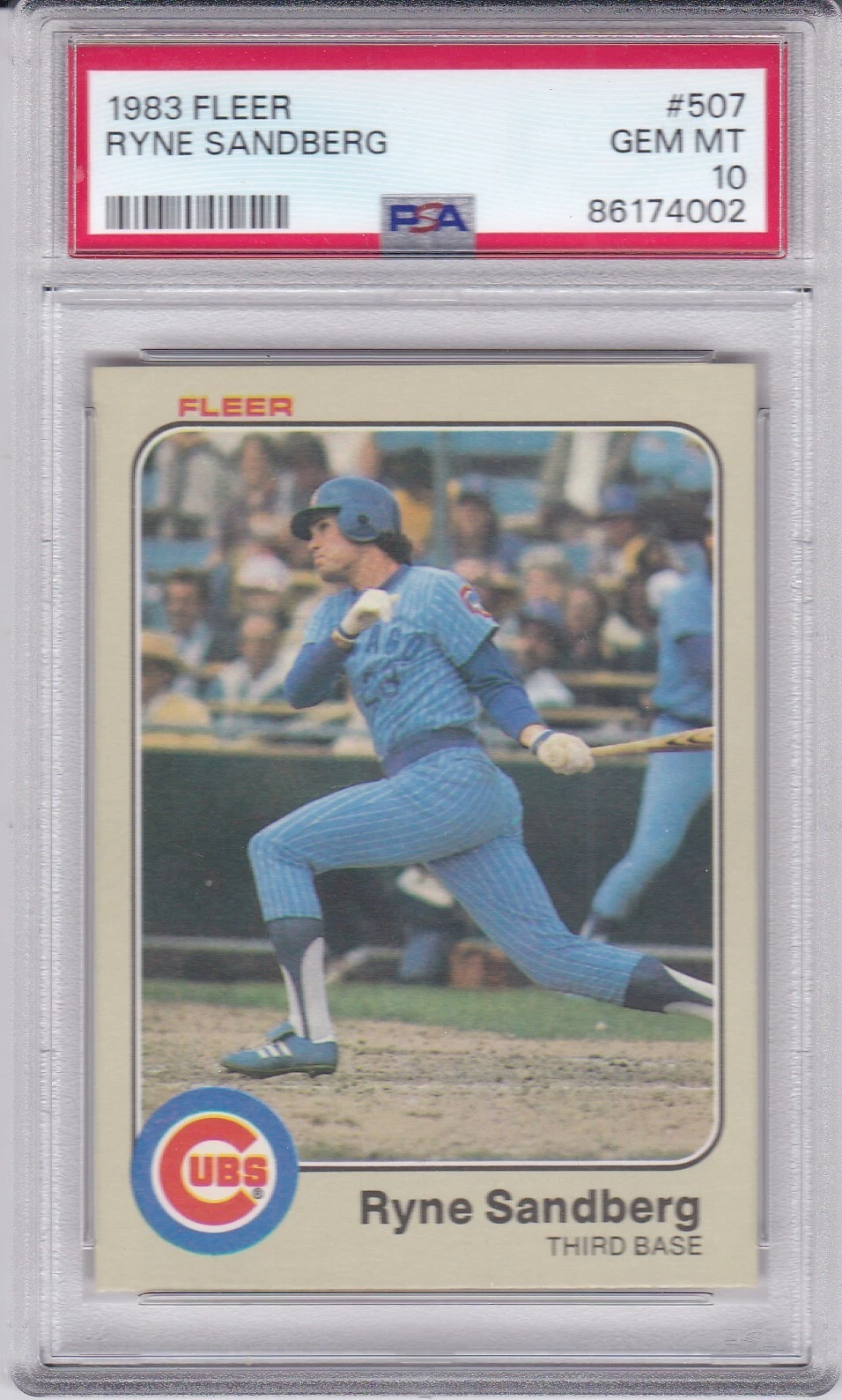 Ryne Sandberg 1983 Fleer #507 Base Price Guide - Sports Card Investor