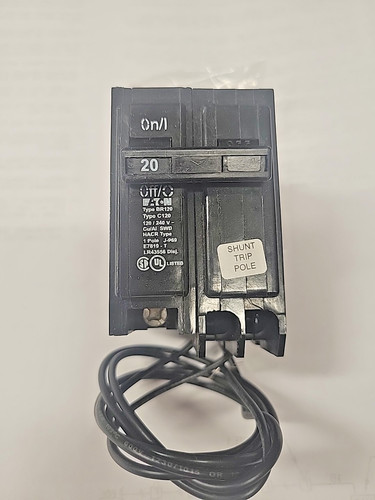 EATON BR120ST Shunt Trip Breaker 1-pole 20 amp Plug-On (2 positions) | eBay