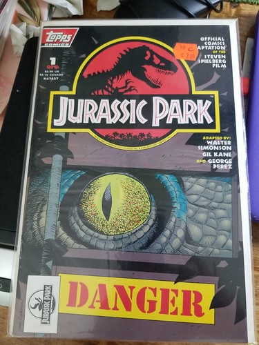 Topps Comics Jurassic Park #1 official movie adaptation | eBay