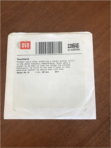 Touchback (DVD, 2012) 13132592732| eBay
