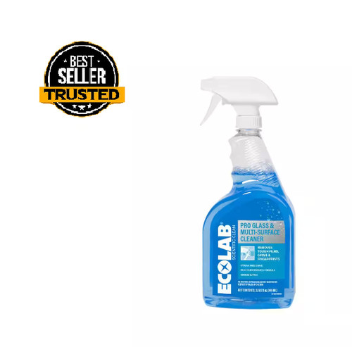 ECOLAB Pro Glass & Multi-Surface Cleaner - 32 oz. BUY MORE & SAVE, Free ...