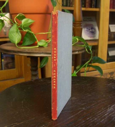 BYRON, LORD (GEORGE GORDON) Manfred, A Dramatic Poem 1817 | eBay