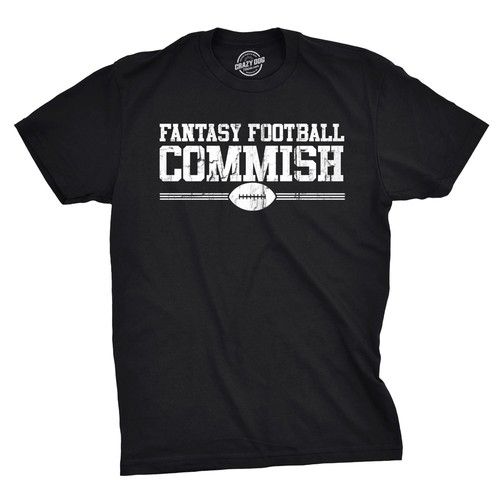Mens Fantasy Football Commish T Shirt Funny Gift for Dad Game day ...
