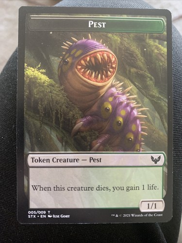Pest Token Strixhaven: School of Mages 005/009 MTG C590* | eBay