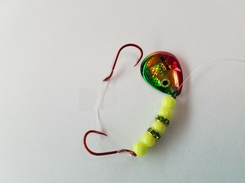 Two #4 Northland Gold Perch blade worm harnesses WHNGGCH4CPC-2 | eBay