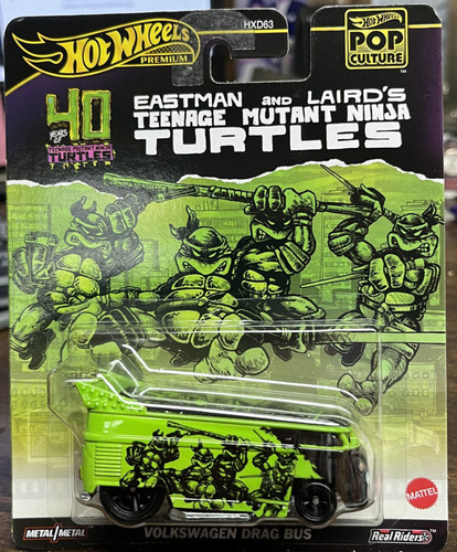 Hot Wheels Pop Culture 40 Years of TEENAGE MUTANT NINJA TURTLES VW DRAG ...