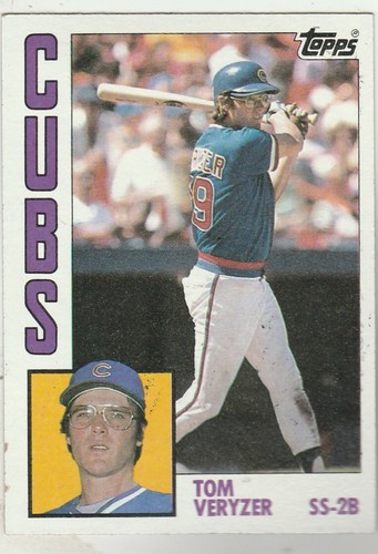 FREE SHIPPING-MINT-1984 Topps #117 Tom Veryzer Cubs PLUS BONUS CARDS | eBay