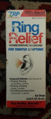 TRP Ring Relief Homeopathic Ear Drops 0.5 fl oz (15 ml) - EXP 2/18 | eBay