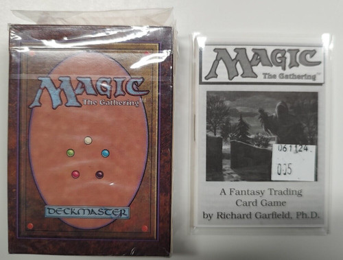 MAGIC THE GATHERING MTG EMPTY ALPHA STARTER DECK BOX WITH RULEBOOK NM U.S 005 | eBay