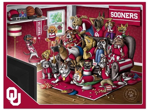 YouTheFan NCAA Oklahoma Sooners Purebred Fans 500pc Puzzle - A Real ...