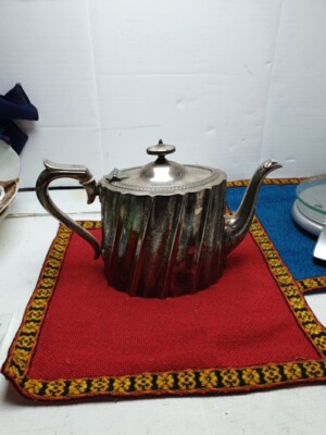 Epbm in Antique Silver Plate Teapots & Sets for sale | eBay