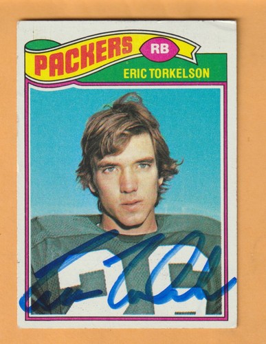 Eric Torkelson Green Bay Packers AUTO Signed 1977 Topps Connecticut ...
