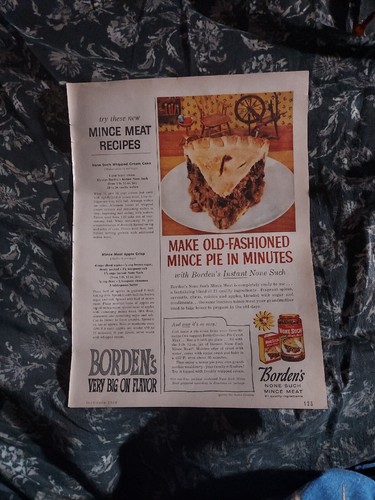 1959 print ad-Borden's None Such Mince Meat-Big Flavor Pies in Minutes ...