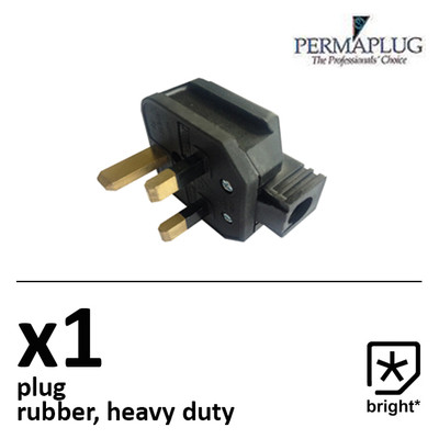 Rubber 3 Pin Plug for sale | eBay UK