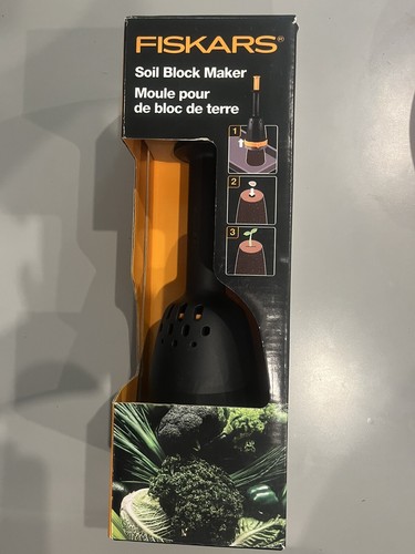 FISKARS Soil Block Maker Eco-Friendly Seedling Starter Garden | eBay