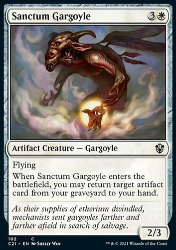 MTG Magic the Gathering Sanctum Gargoyle (102/445) Commander 2021 LP | eBay