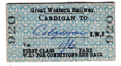 GWR Collectable Railway Tickets for sale | eBay