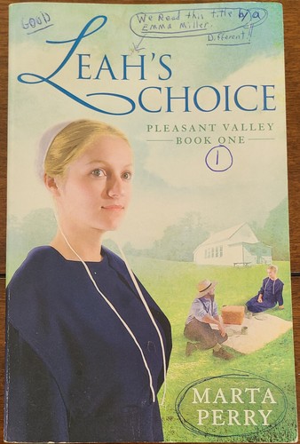 LEAH'S CHOICE by Marta Perry (Paperback 2009) Pleasant Valley book 1 ...