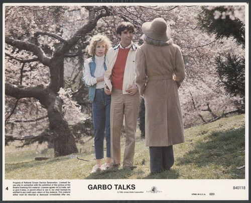 @Col CATHERINE HICKS RON SILVER BETTY COMDEN Garbo Talks ‘84 | eBay
