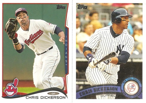 2 DIFFERENT BASEBALL CARD LOT OF CHRIS DICKERSON 764 | eBay