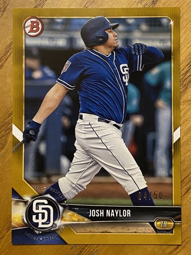 Josh Naylor 2019 Bowman Gold 4/50 - Padres | eBay