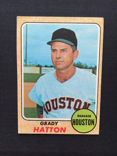 1968 Topps Baseball # 392 Grady Hatton Houston | eBay