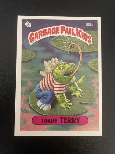 1986 Topps OS Series 3 Toady Terry GPK Garbage Pail Kids Gum or Wax ...