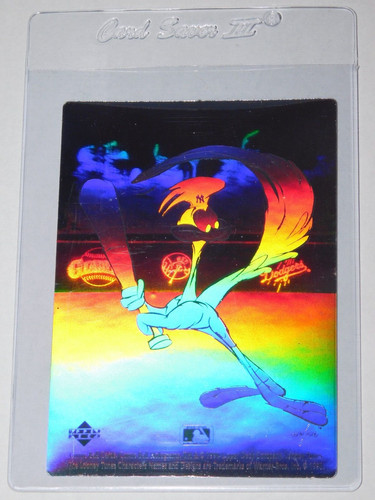 1990 UPPER DECK LOONEY TUNES COMIC BALL ROAD RUNNER HOLOGRAM CARD | eBay