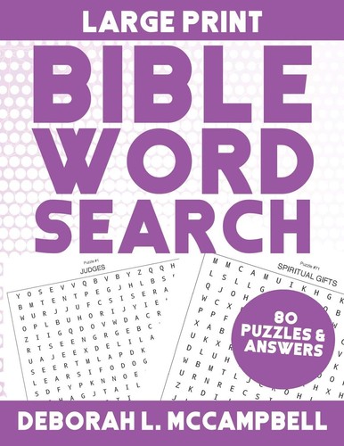 Mrs. DeBorah L. Large Print Bible Word Search: Bible Word Search For ...