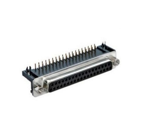Connector SUB-D female 37 pin 90° socket to be soldered serial port ...