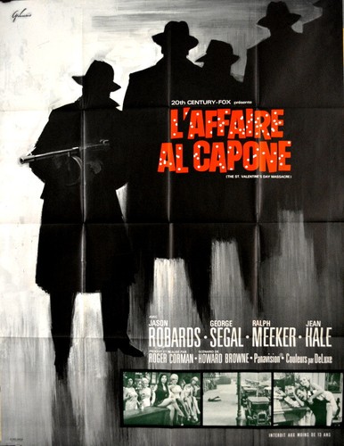 Jason Robards THE St VALENTINE'S DAY MASSACRE Roger Corman FRENCH ...