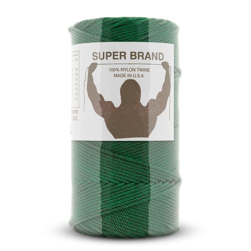 Bonded Green Nylon Twine, Twisted. Size #9, 1/4 lb 1-pack | eBay