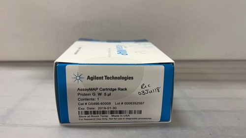 Agilent G5496-60008, AssayMAP 5 µL Protein G (PG-W) cartridges rack of ...