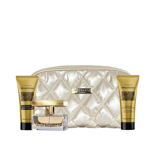 FARMASI SENSATIONAL PERFUME GIFT SET FOR WOMEN BODY WASH & BODY LOTION ...