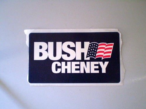 Bush / Cheney 2004 Official Political Campaign Sticker | eBay