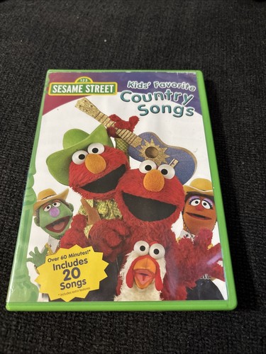 Sesame Street Kids Favorite Country Songs - Elmo DVD VG | eBay