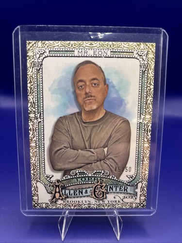 2025 Topps Allen And Ginter Mr. Eon Gold Filagree /50 | eBay