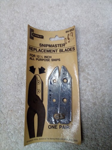 Vintage NOS Stanley Replacement Blades 84-653 Snipmaster 12-1/2" All ...