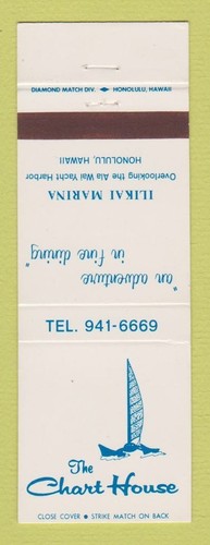 Matchbook Cover - The Chart House Honolulu Hawaii | eBay