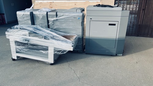 Plockmatic PBM350 bookletmaker . Square Folder/Trimmer/Creaser/Conveyor ...
